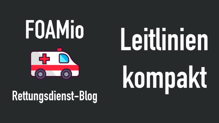 Leitlinie „Supraventricular Tachycardia (SVT)“ des RCH – FOAMio